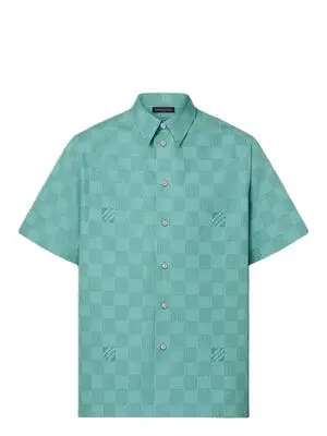 LOUIS VUITTON Printed Cotton Shirt - Teal