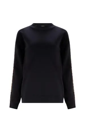 SUGARHILL BRIGHTON Magda Sweatshirt Leopard - Black