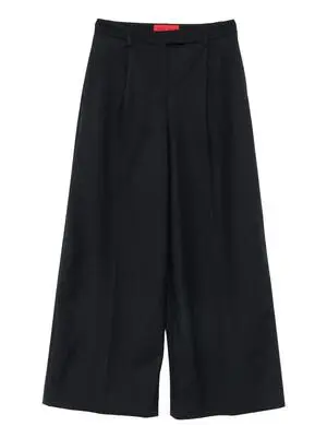 THE LATEST Deva Wool Blend Trousers - Blue