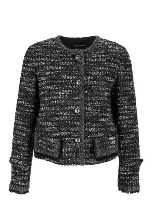 EMPORIO ARMANI Emporio Armani Tweed Blazer Jacket