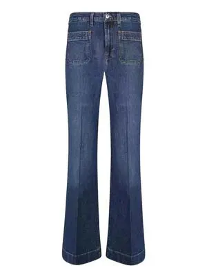 7 FOR ALL MANKIND Patch-pocket Pressed-crease Jeans