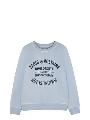 Zadig&Voltaire Crew-neck Sweatshirt - Light Blue