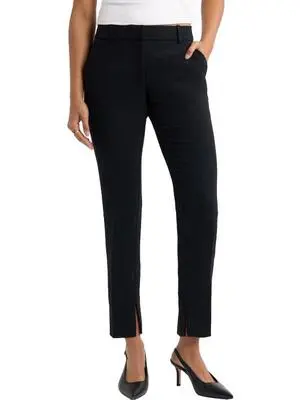 OPEN EDIT Curator Crepe Slim Trousers - Black