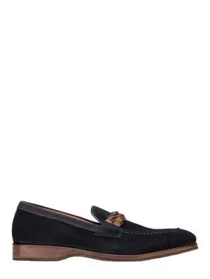 ZELLI ITALIA Pisa Leather Loafer - Navy