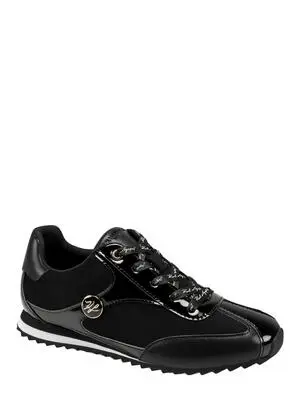 Karl Lagerfeld Paris Arwen Lace Up Sneaker - Black