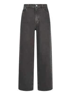 JNBY Relaxed-fit Wide-leg Jeans - Grey
