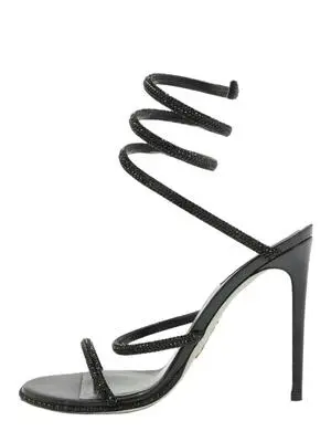 RENE CAOVILLA Cleo Satin Sandals