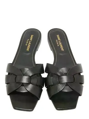 SAINT LAURENT Tribute Leather Sandals