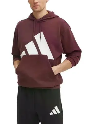 Adidas Logo-print Hoodie - Red