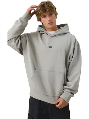 Oakley Metal Rise Logo Hoodie Sweatshirt - Cement