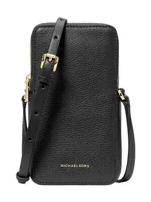 Michael Kors Phone Crossbody Bag Sm Ns Zip Phone Crossbody Bag - Black