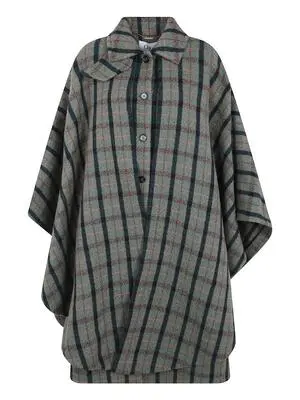 Chloé Check Cape - Multi