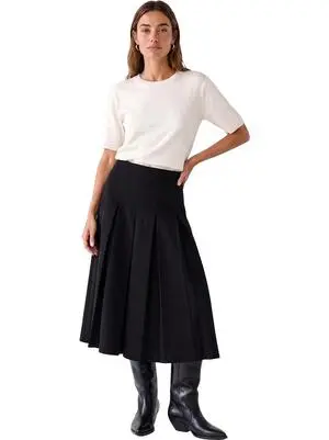 Koton Short Sleeve Knit T-shirt - Ecru