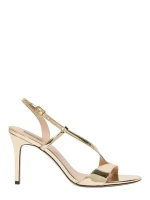 Marina Rinaldi Mirror-finish Sandals 100 - Silver
