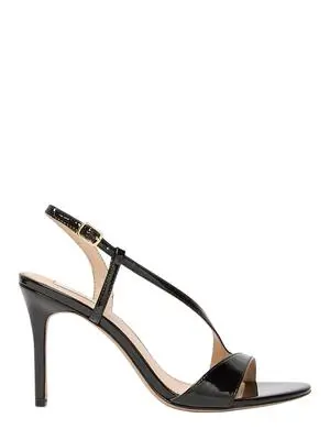 Marina Rinaldi Mirror-finish Sandals 100 Black