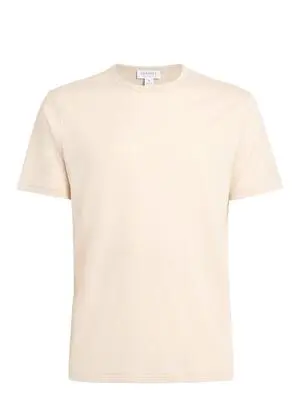Sunspel Supima Cotton Classic T-shirt - Brown