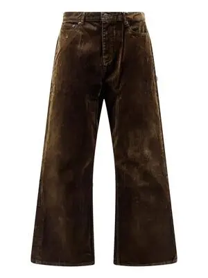 TONYWACK Flocked Cotton Jeans