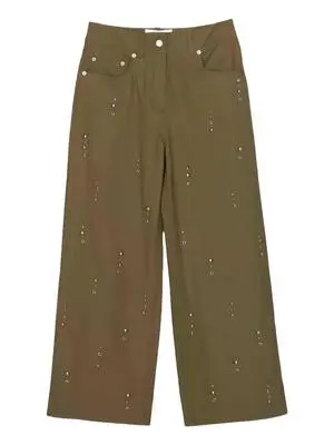 3.1 Phillip Lim Embellishment Trousers - Green