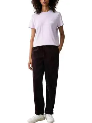 American Vintage The Padow Corduroy Elasticated-waist Trousers - Brown