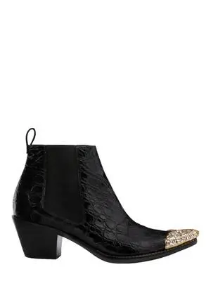 GIUSEPPE ZANOTTI Jewelry Texano Bootie - Black