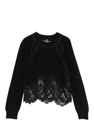 ERMANNO SCERVINO Ermanno Scervino Cashmere Lace Cardigan