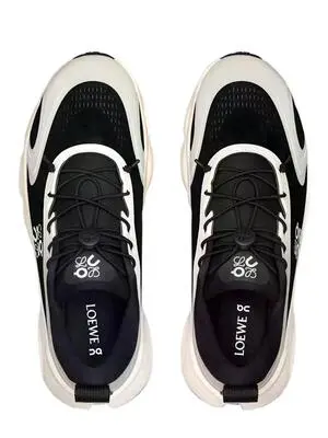 On X Loewe Cloudsolo Panelled Sneakers - Black