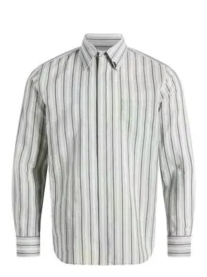 PUBLIC SCHOOL NEW YORK Mccarren Striped Shirt - Grey