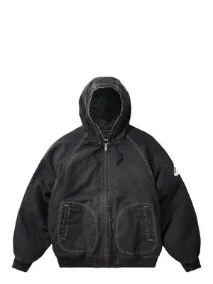 PALACE 10oz Hooded Canvas Jacket 'black' Black