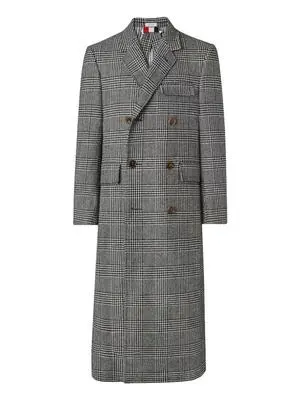 Thom Browne Wool Chesterfield Overcoat - Grey