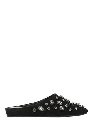 Veronica Beard Narcisa Embellished Mule - Black