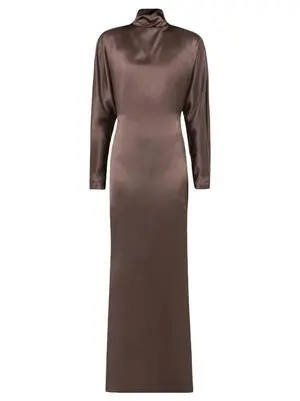 MAX MARA Long Silk-satin Dress