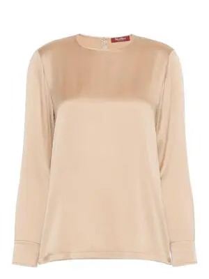 MAX MARA Silk Satin Blouse