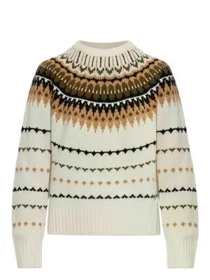 Bogner Ina Fair Isle Sweater - Neutrals