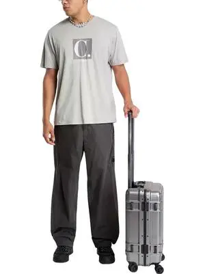 C.P. COMPANY Logo-print Short-sleeve T-shirt - Grey
