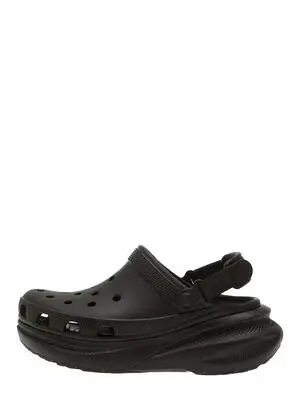 CROCS New Crush Perforated Touch-strap Clogs Black
