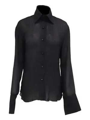DOLCE & GABBANA Sheer Collared Blouse