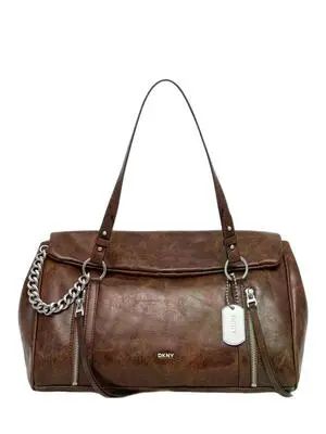 DKNY Chain-detail Zip-fastening Tote Bag