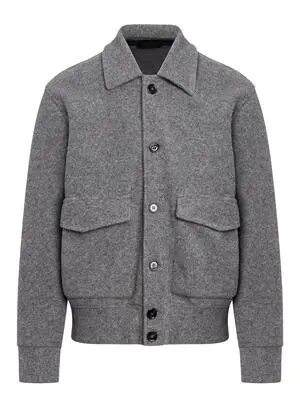 DONDUP Wool-blend Bomber Jacket - Grey