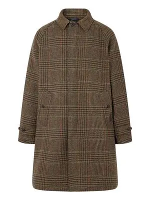 Polo Ralph Lauren Prince Of Wales Wool Coat - Green