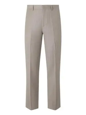 Paul Smith Brierly Straight-leg Wool And Cashmere-blend Trousers - Neutrals