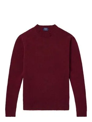 William Lockie Aryan Wool Sweater - Red