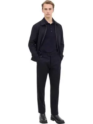 Tiger Of Sweden Tense A Pinstripe Wool Trousers - Blue Function