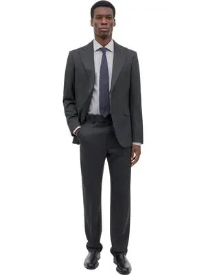 Tiger Of Sweden Tenser Tailored Straight-leg Trousers - Phantom