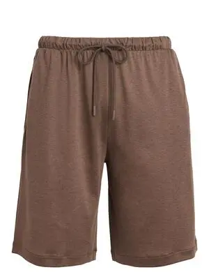 Zimmerli Sea Island Cotton Pyjama Shorts - Brown