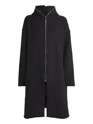 Rick Owens Stretch-cotton Gimp Coat - Black