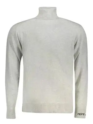 Pepe Jeans Roll-neck Cotton Sweater - Grey