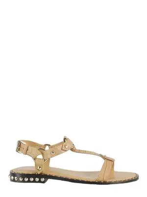 ASH Crocodile-effect Studded Sandals