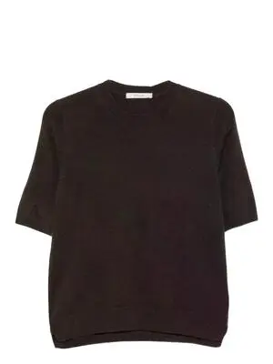 Kristensen Du Nord Short-sleeve Sweater - Brown
