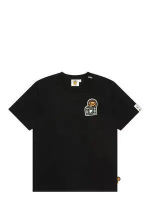 A BATHING APE Baby Milo Graphic-print T-shirt - Black