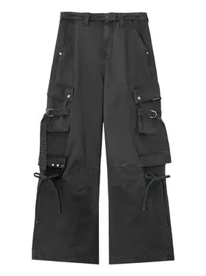 MUSIUM DIV. Multi-pocket Wide-leg Cargo Pants